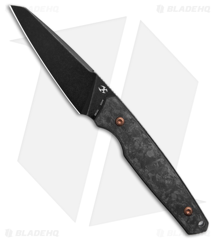 Kansept Parr Fixed Blade Knife Shred Carbon Fiber Black SW