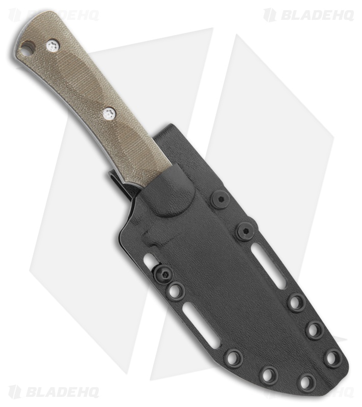 McNees Ridge Runner Fixed Blade Knife Green Micarta SW