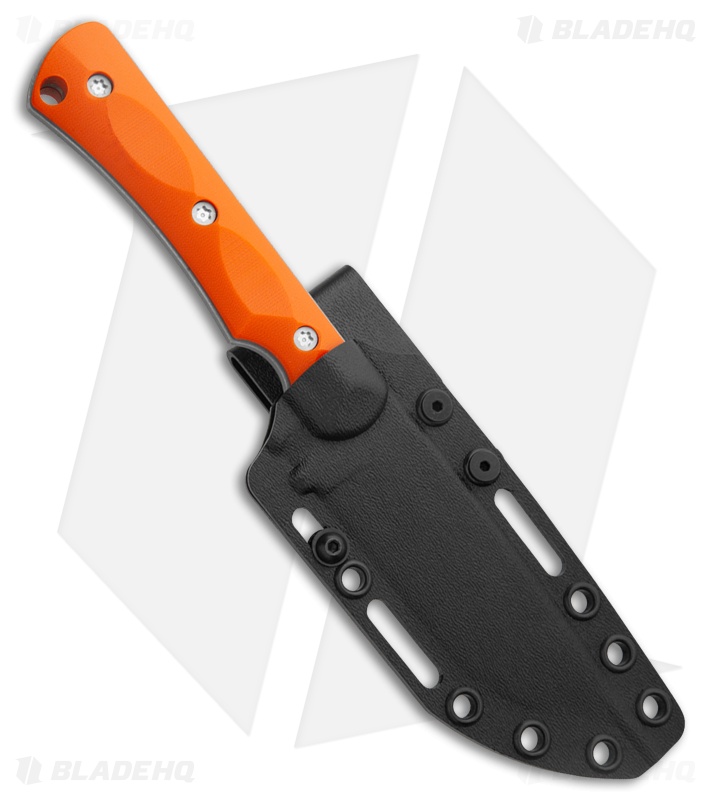 McNees Ridge Runner Fixed Blade Knife Orange G-10 SW