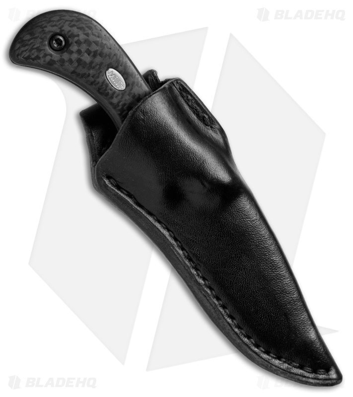 Millit Knives Hawk Pony Fixed Blade Knife Carbon Fiber (2.75" Black ...