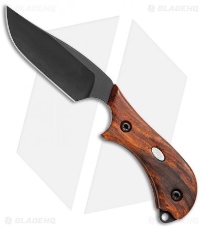 Millit Knives Hawk Pony Fixed Blade Knife Cocobolo w/ Brown Sheath (2. ...