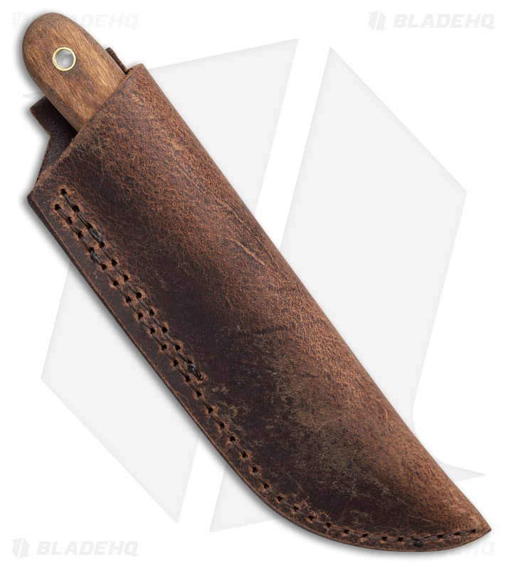 Pathfinder Knives Camp Companion Fixed Blade Knife W/Leather Sheath (2. ...