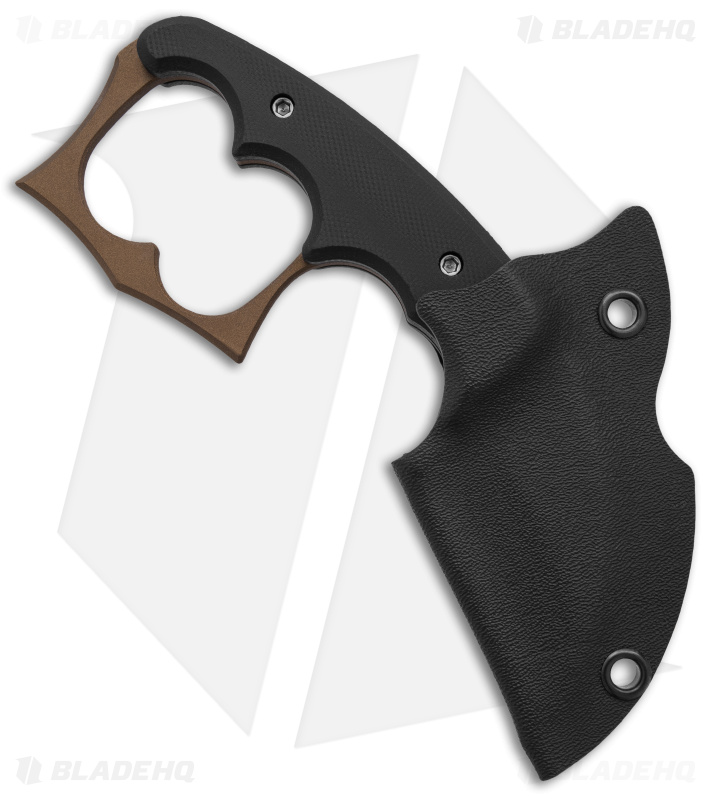 Red Horse Knife Malice Black G-10 (2.6" Bronze) - Blade HQ