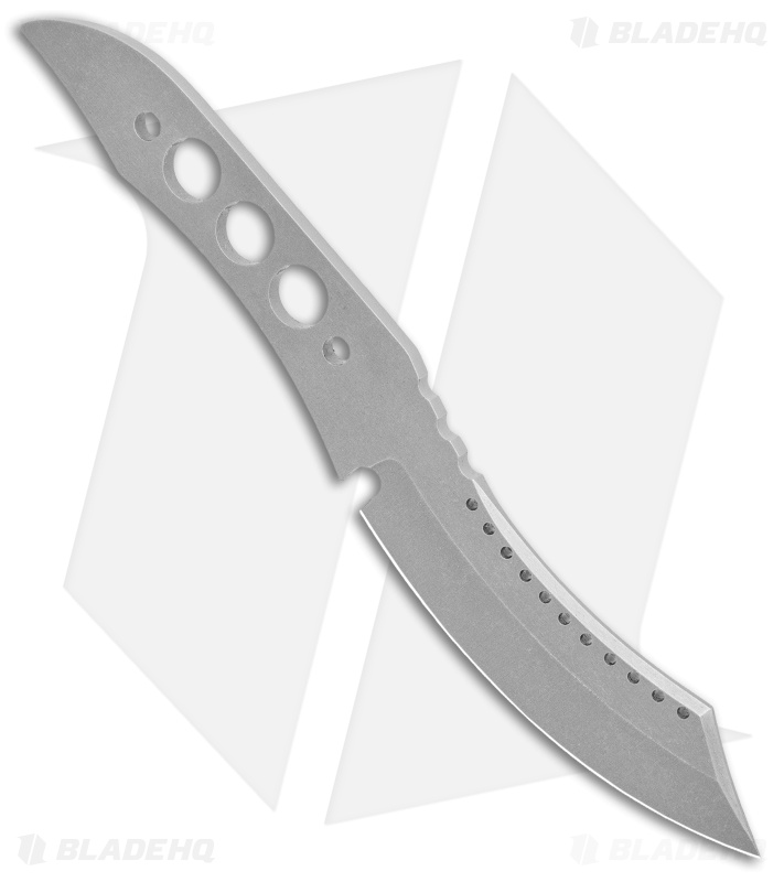 Red Horse Knife Works Mini Hell Razor Fixed Blade Knife Skeletonized (3 ...