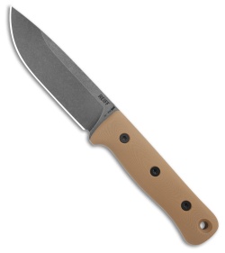 Reiff Knife F5 Field Survival Fixed Blade Coyote Tan G-10