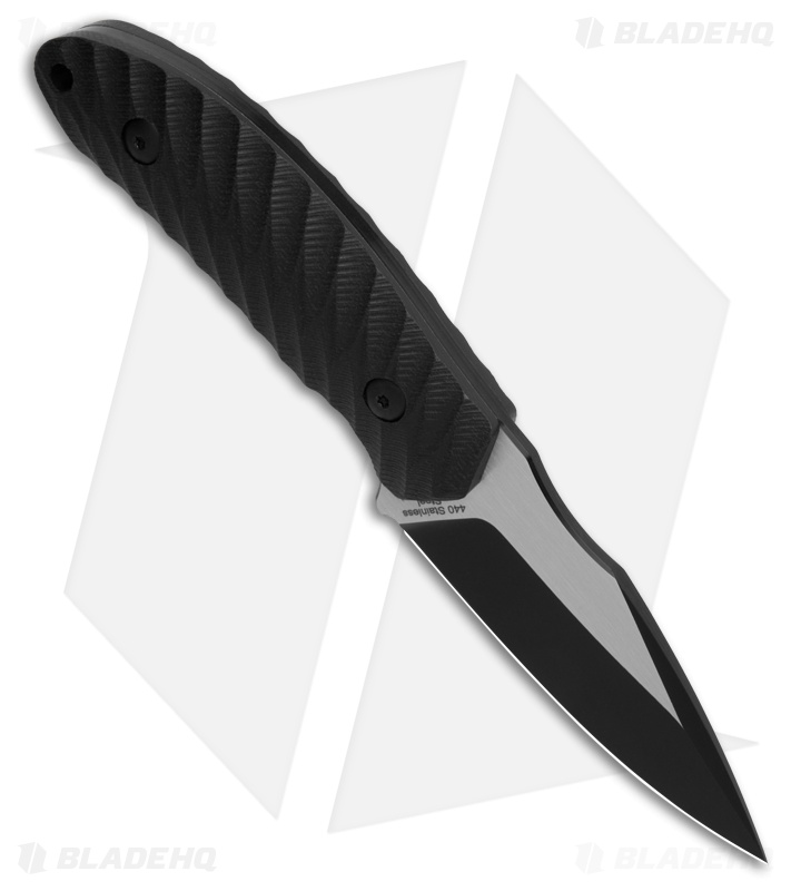 Skallywag Tactical Crows Nest Knife Black G-10 Two-Tone