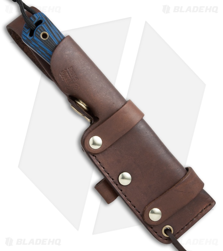 Smith & Sons Comanche Fixed Blade Knife Blue/Black G-10 (3.6" Black SW ...