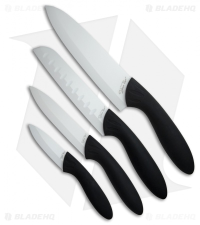 Stone River Gear 4 Piece Ceramic Kitchen Set - SRG43CKW - Blade HQ