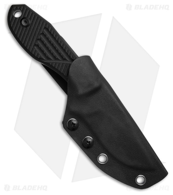 Tenable Knives Tiny Dancer Fixed Blade Knife Black G-10 Rose Gold