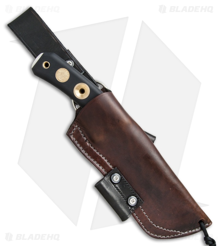 Wallace Edged Tools SPEAR 1 Fixed Blade Knife Black G-10 (5.75" Satin ...