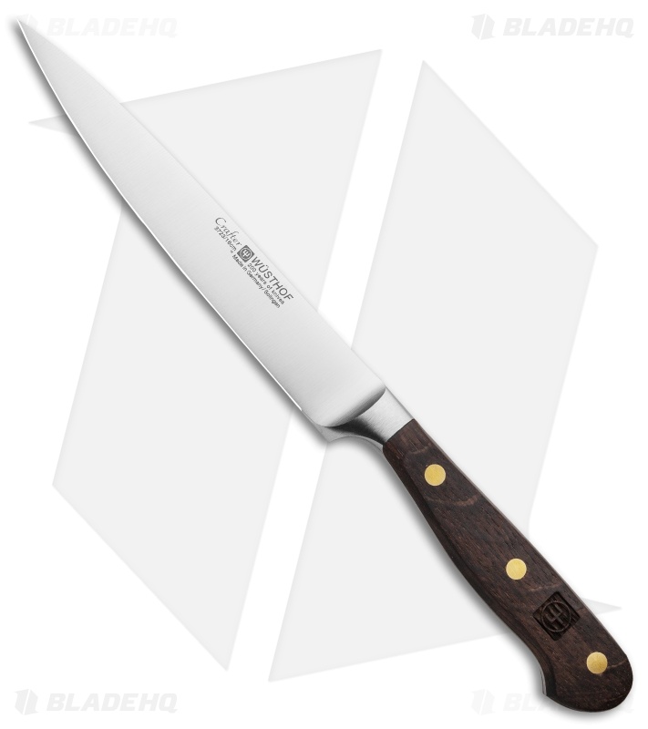 Wusthof Crafter Utility Knife | Oak Wood | Blade HQ