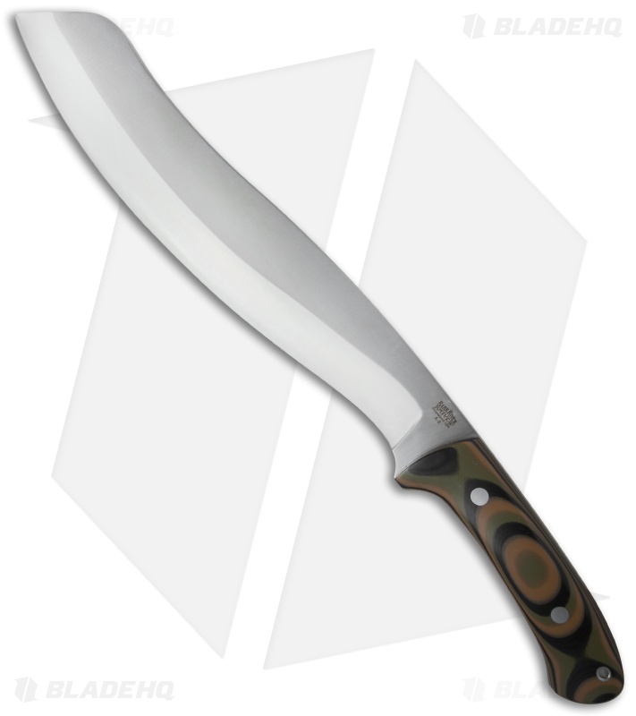 Bark River Knives Parang Knife Mil-Spec Camo G-10 (11.75" Satin) - Blade HQ