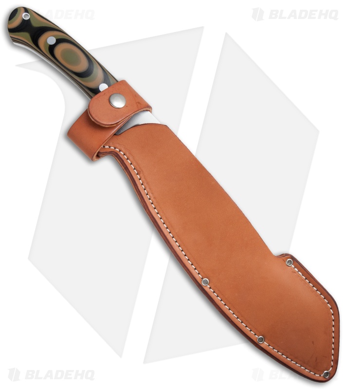 Bark River Knives Parang Knife Mil-Spec Camo G-10 (11.75" Satin) - Blade HQ