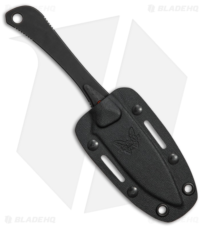 Benchmade Altitude Fixed Blade Knife (3" Black) 15200DLC - Blade HQ