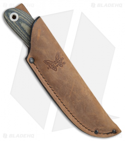 Benchmade Pardue Hunter Fixed Blade Knife OD Green Micarta (3.5" Satin ...