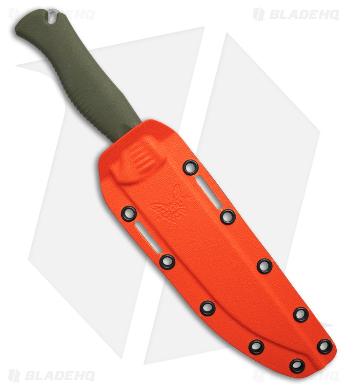 Benchmade Meatcrafter Hunting Fixed OD Green SW - Blade HQ