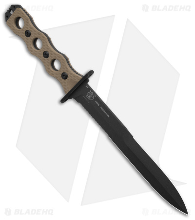 Benchmade SOCP Fixed Blade Knife Black G-10 Black Serr