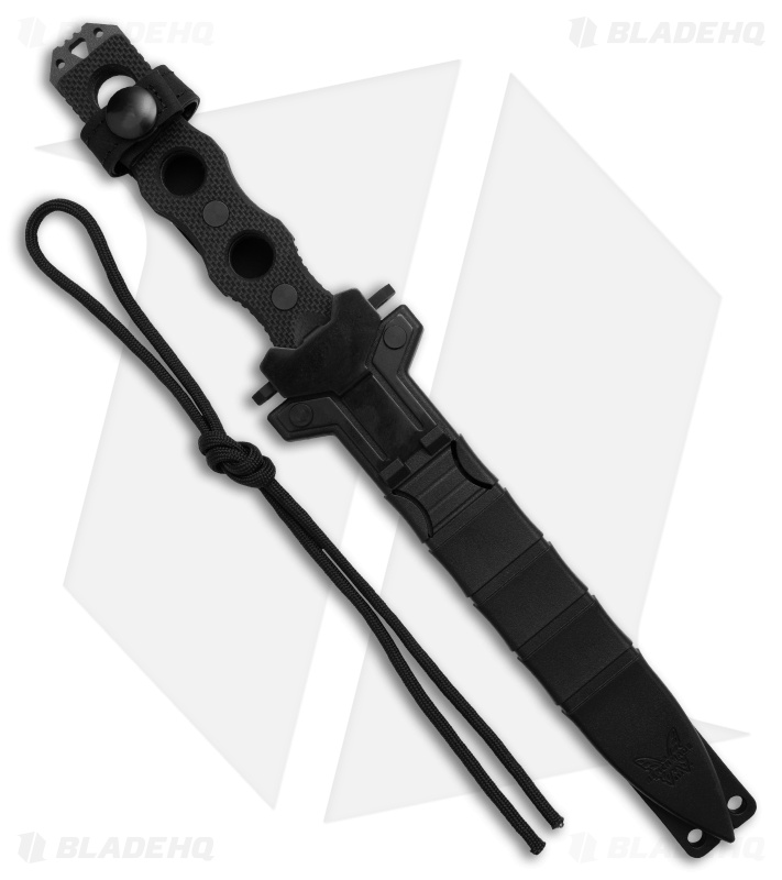 Benchmade 185SBK SOCP Fixed Blade Serrated Knife - Blade HQ