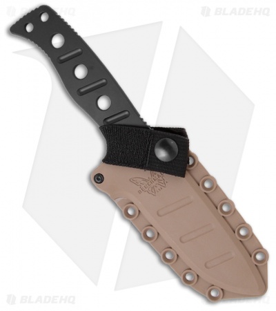 Benchmade Adamas 375 Fixed Blade Combat Knife 4.20" Black