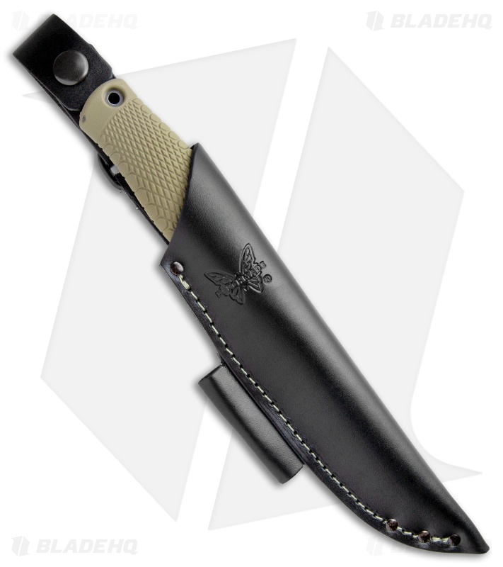 Benchmade 202 Leuku Fixed Knife Ranger Green - Blade HQ