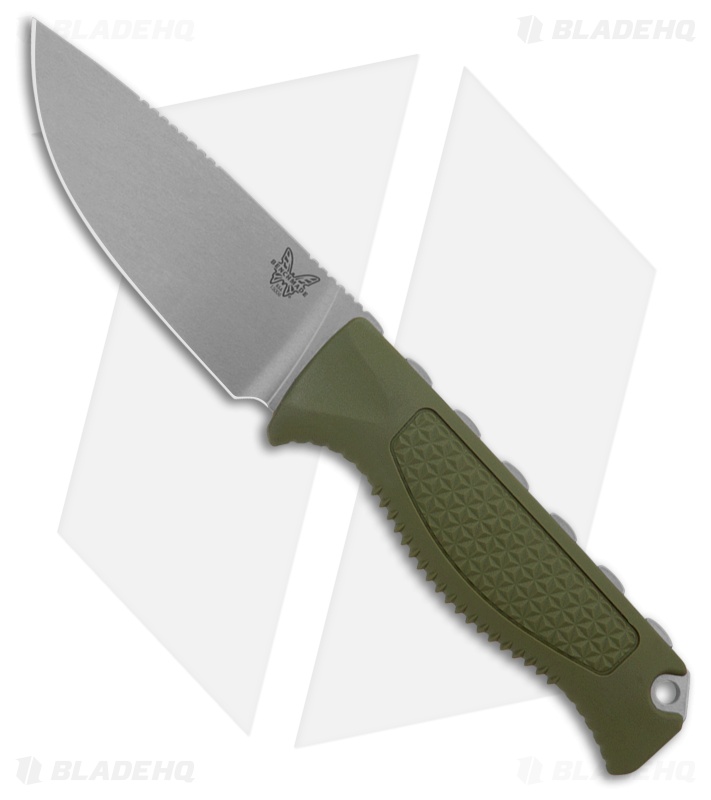 Benchmade Steep Country Fixed Blade Knife Green + SW