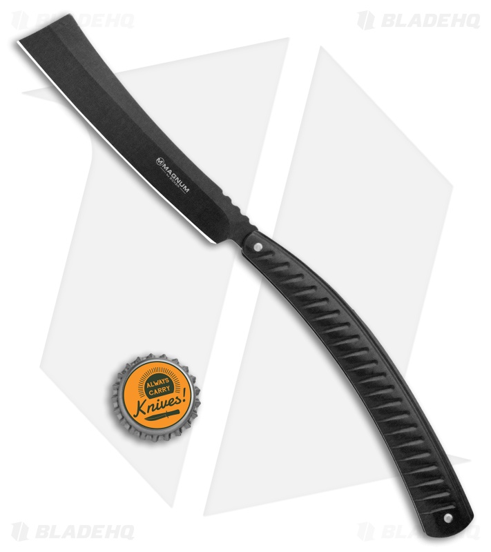 Boker Magnum Black Barber Razor Folding Knife(4.75" Black) 01MB731 - Blade HQ