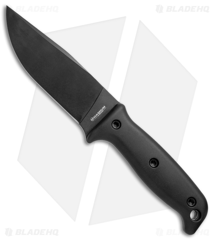 Boker Magnum NG Camp Fixed Blade Knife (5.5" Black) 02GL709 - Blade HQ