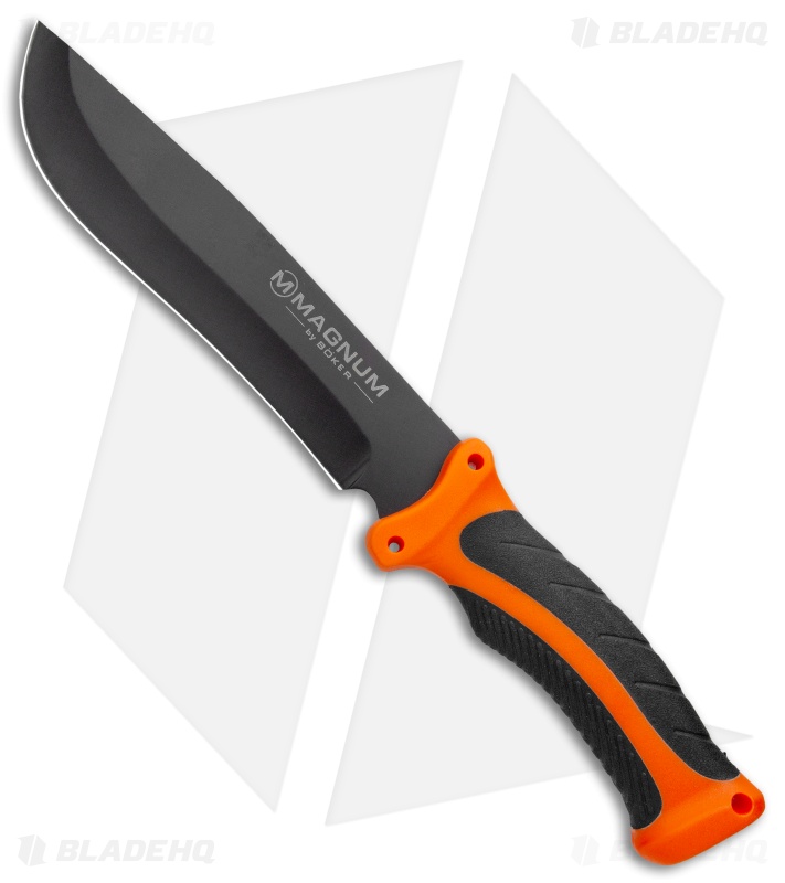 Boker Magnum FFB Fixed Blade Knife Orange Plastic (7.25" Black) 02MB204 ...