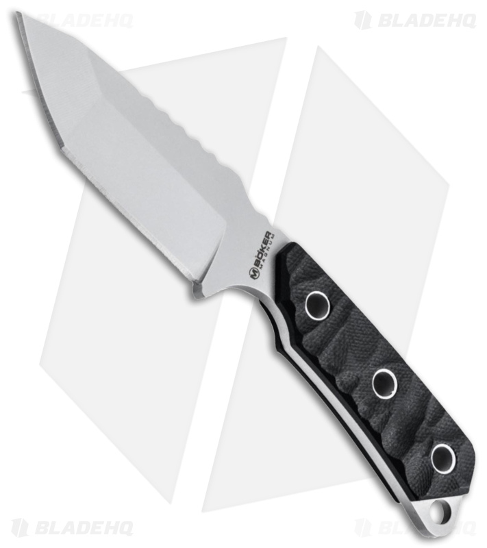 Boker Magnum Survival Neckup Black G-10 (Satin) - Blade HQ