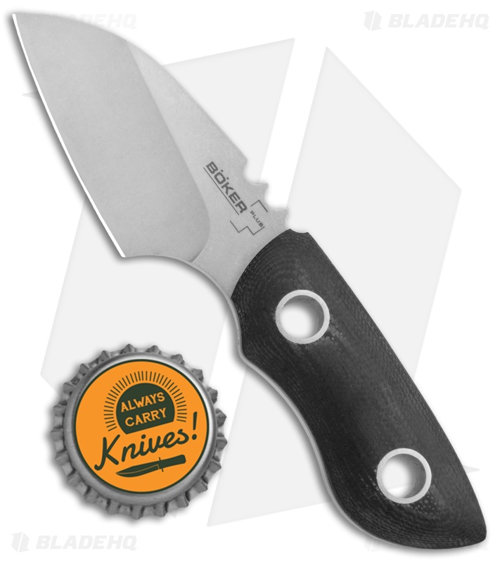 Boker Plus Voxnaes Prymate Pro Fixed Blade Knife | Black G-10 + D2