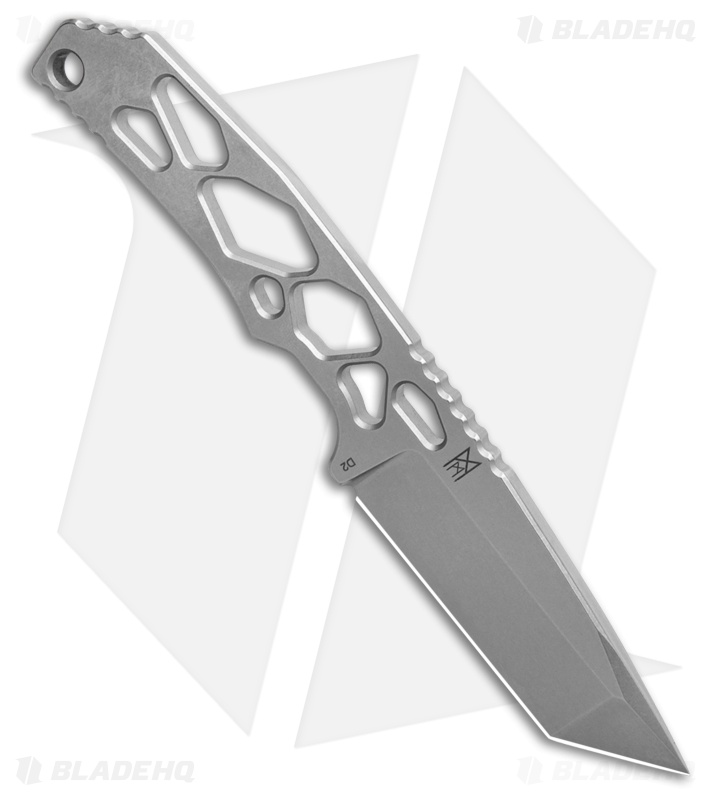 Boker Superlight Tanto Fixed Blade Gray Steel Tanto Satin D2