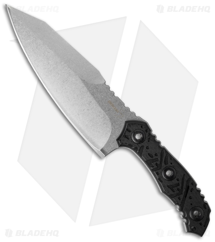 Boker Plus M2 Fixed Blade Knife Black G-10 (6" Stonewash) 02BO056 - Blade HQ