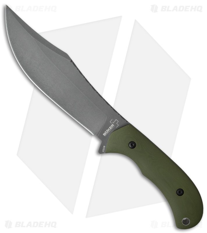 Boker Plus Dragon Slayer Knife Green G-10 (7.25" Acid SW) 02BO650 ...