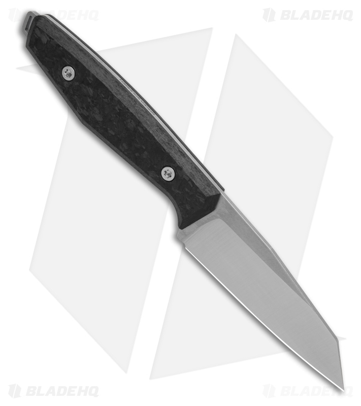 Boker AK1 Fixed Blade Knife Marbled Carbon Fiber MagnaCut