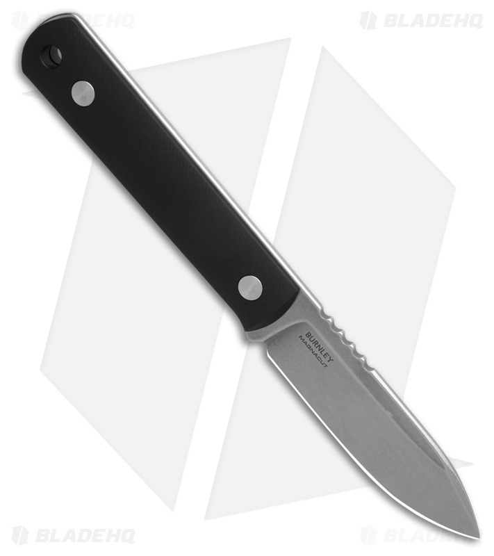 Boker BFF Packlite Fixed Blade Black Richlite Spear Point Satin