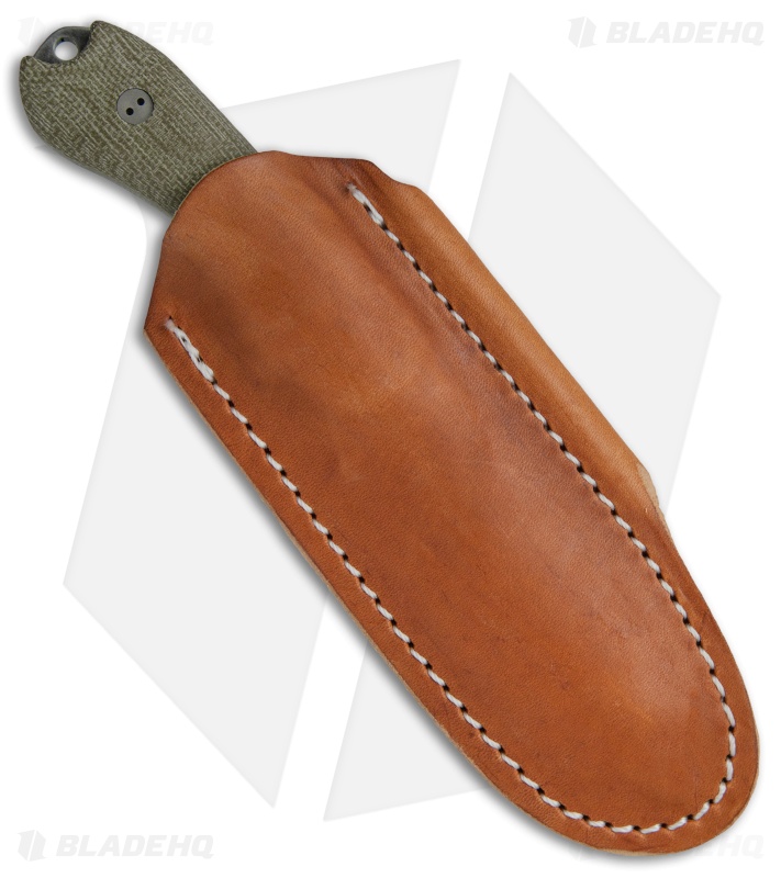 Bradford Knives Guardian3 Fixed Blade 3D Green Micarta (False Edge/M390 ...