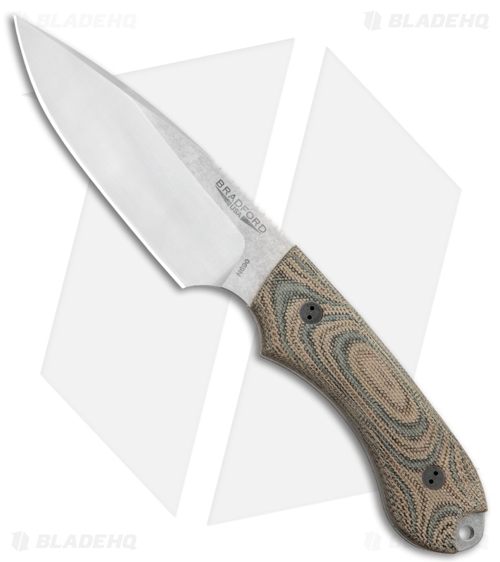 Bradford Knives Guardian4 Knife 3D Camo Micarta - Blade HQ
