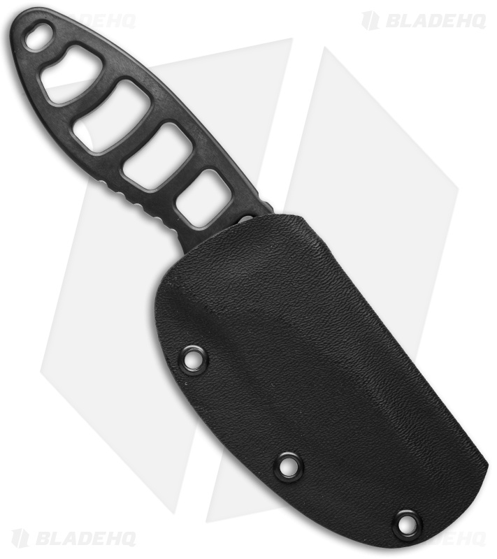 Walter Brend Knives M2 Neck Knife Satin DLC (2.5" Hand Ground) - Blade HQ