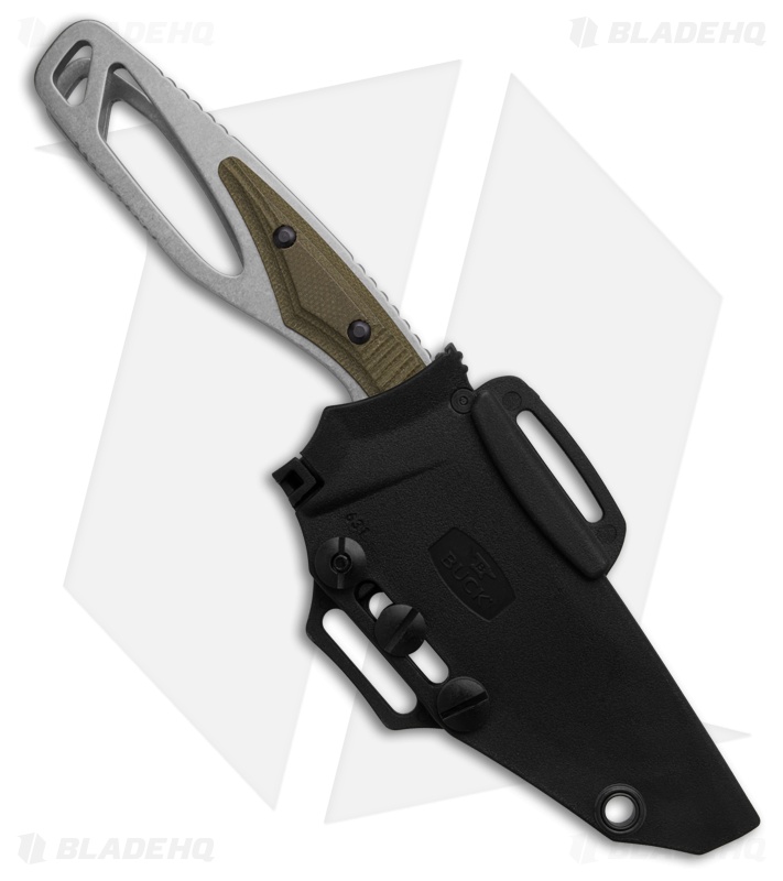 Buck Knives Paklite Field Kit OD Green Set of 2 Fixed Blades