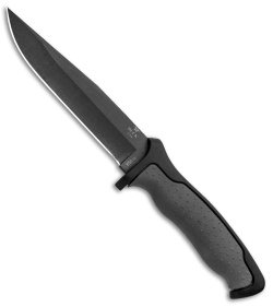 Buck Nighthawk - Tactical Fixed Blade Knife | 6.5" Black Spear Point