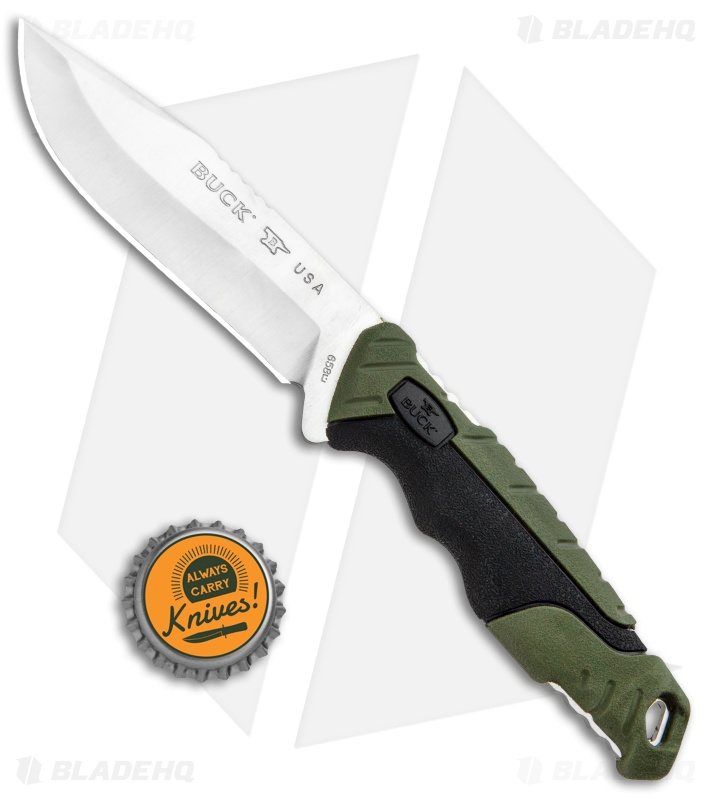 Buck Pursuit - Small Fixed Blade Hunting Knife | Clip Point | Blade HQ