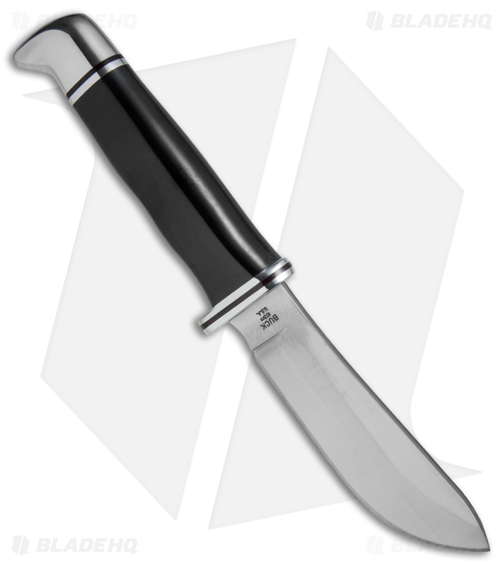 Buck Skinner Fixed Blade Hunting Knife (4" Satin) 0103BKS-B - Blade HQ