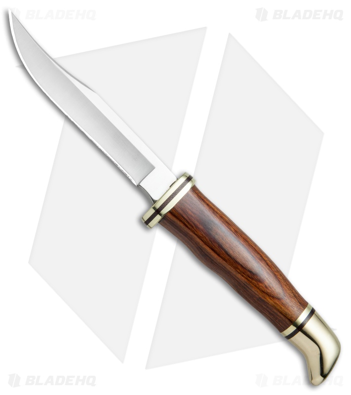 Buck Woodsman Cocobolo Fixed Blade Knife (4.00" Satin) 0102BRS-B - Blade HQ