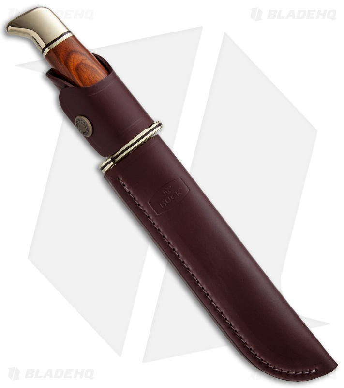 Buck 120 General Bowie Knife Dymondwood (7.375" Satin) 0120BRS - Blade HQ