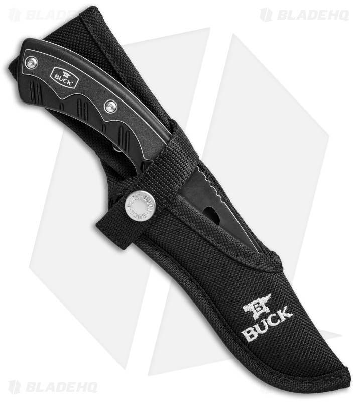 Buck 537 Open Season Skinner Knife Black (4.5" Satin) 0537BKS - Blade HQ