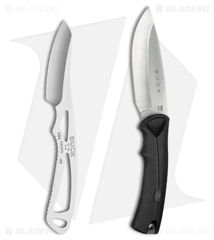 Buck BuckLite PakLite Combo Fixed Blade Knives (0673BKS & 0135SSS ...