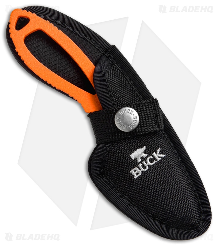 Buck PakLite Skinner Fixed Blade Knife (2.875" Orange ) 0140ORS - Blade HQ