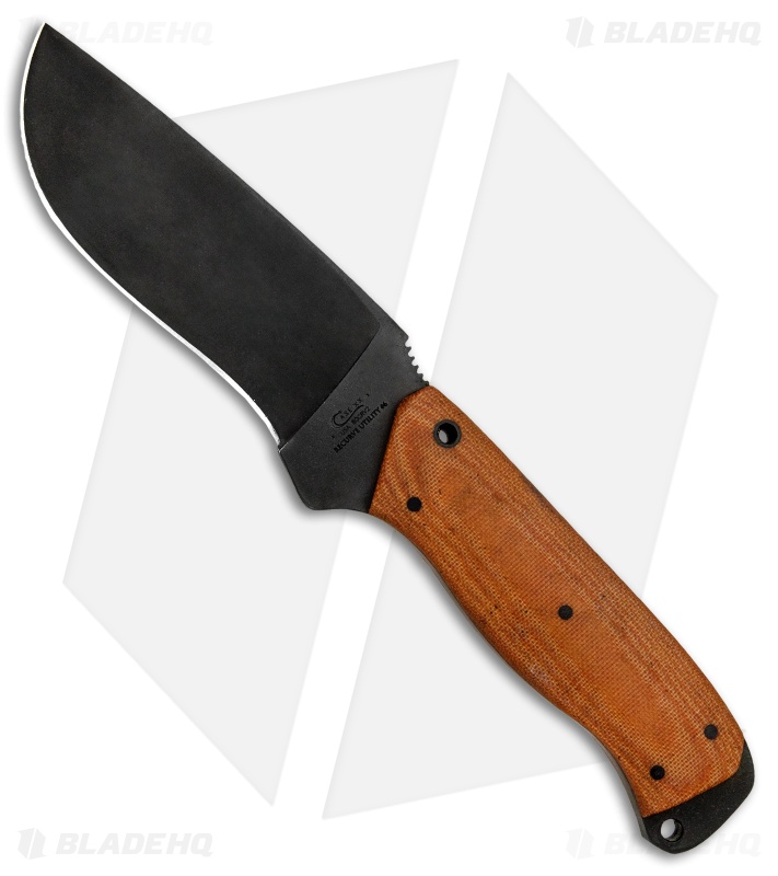 Case Winkler Recurve Utility No. 6 Fixed Blade Brown Canvas (4.75 ...
