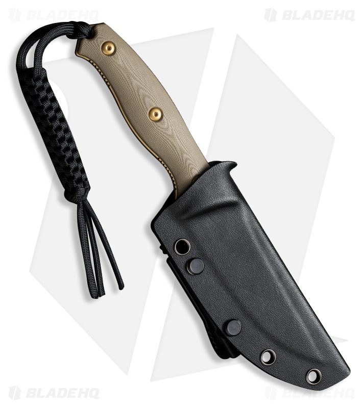 CIVIVI Stormridge Fixed Blade Knife Tan G-10 (Desert Tan SW)