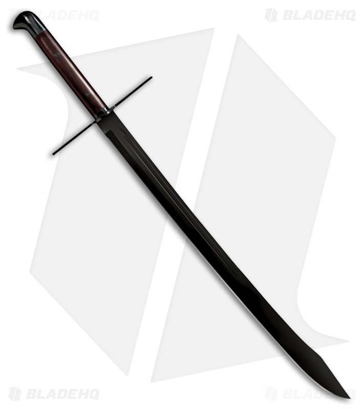Cold Steel MAA Grosse Messer Sword w/ Rosewood Handle (32" Black ...